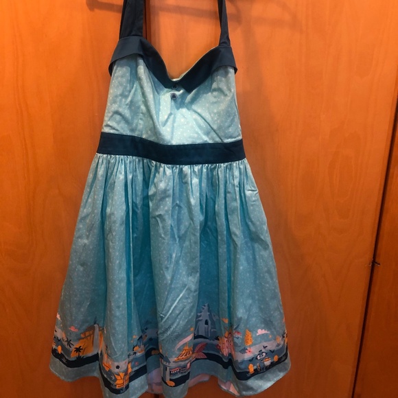 Disney | Dresses | Disney The Dress Shop Halter Disneyland Xl | Poshmark